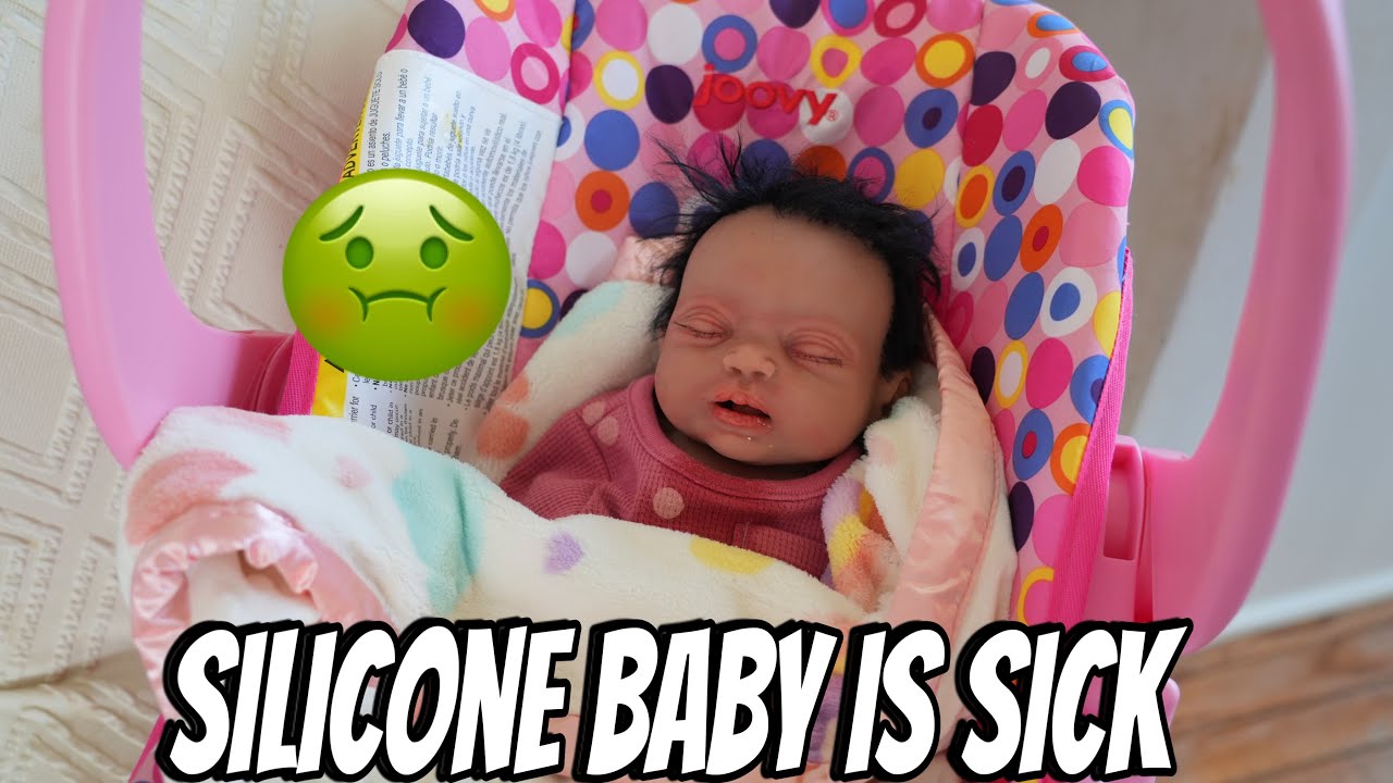 Silicone baby Destiny's sick day Morning Routine - YouTube