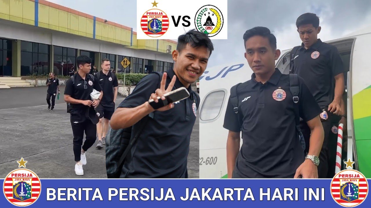 Akhirnya Squad Persija Jakarta Tiba Di Sleman🔥Pemain Makin Komplit ...