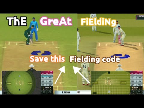 😇 The Great Fielding sitting 🏏 T20/ODI/Test match fielding code the ...
