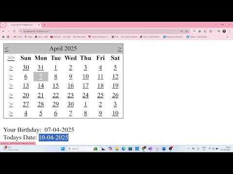 Working with Calendar Control using ASP.Net - YouTube
