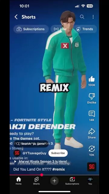 Landed on player 456 #fortnite #season #chapter4 #remix - YouTube