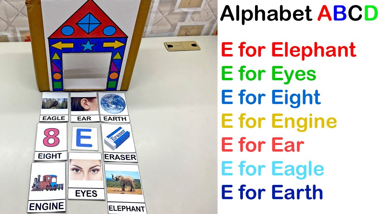 ABCD | Alphabets E For EARTH | learn Abcd Alphabets - YouTube