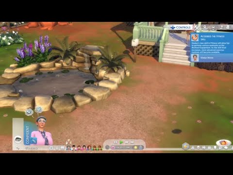 The Sims 4 I made Sims jump In pond with piranhas - YouTube