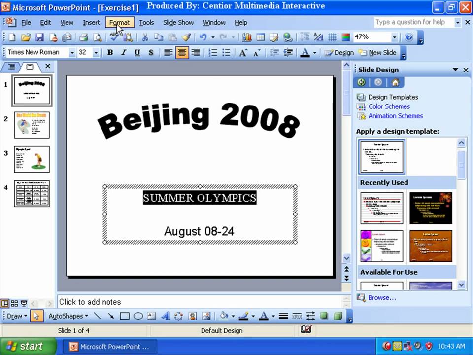 Microsoft Powerpoint 2-3 Saiz Dan Jenis Tulisan (Font Size And Type ...