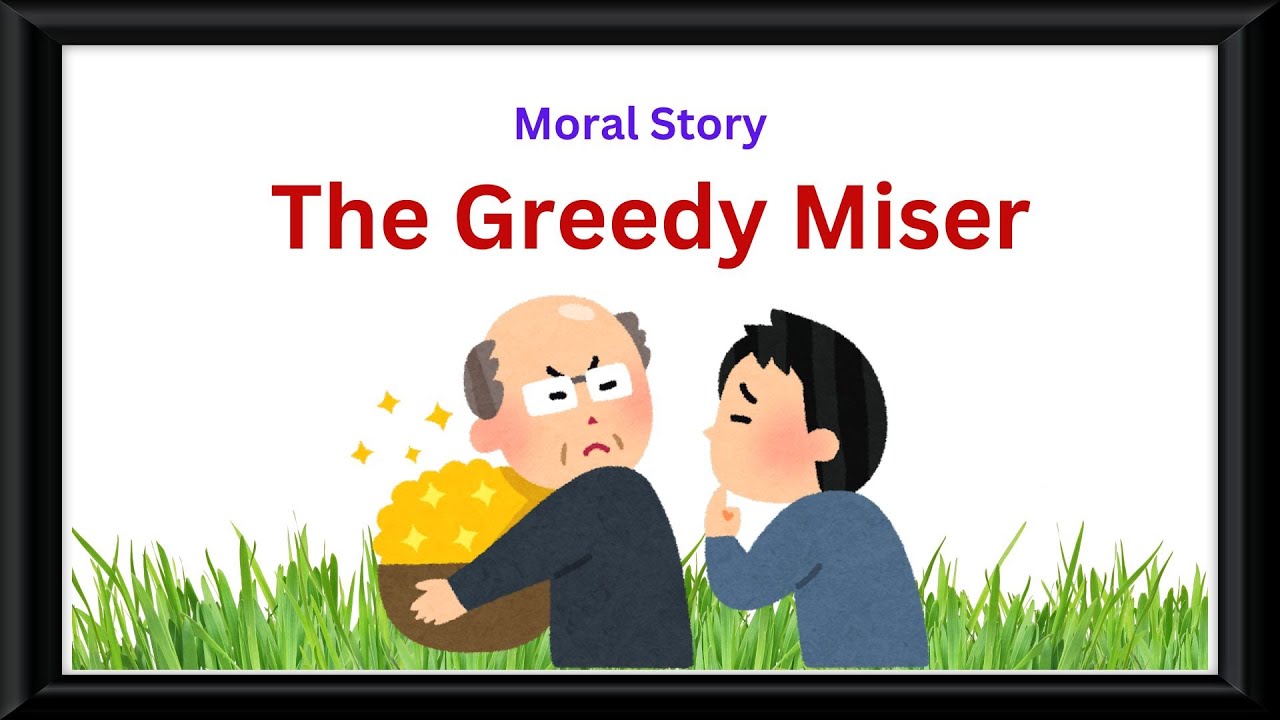 Learn English Through Story | The Greedy Miser |English Story| # ...