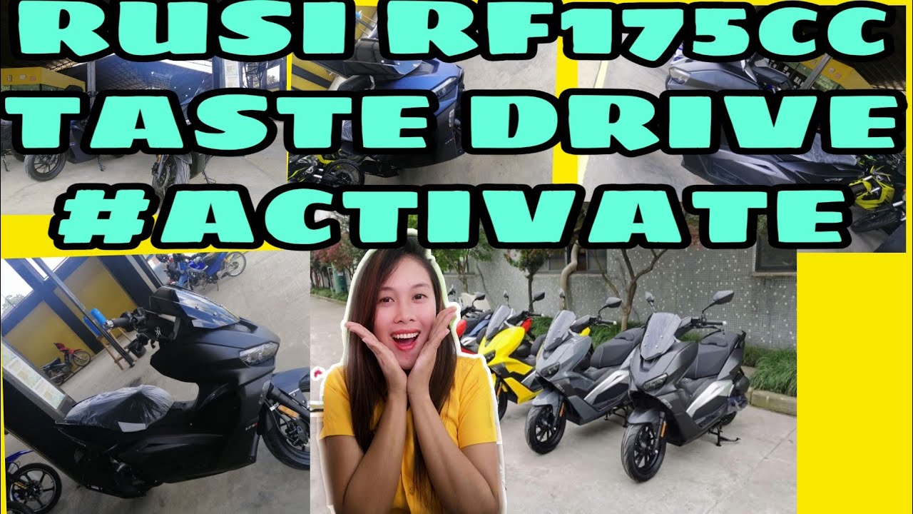 RUSI RF175 TEST DRIVE #HOWTO #ACTIVATE #TEST DRIVE - YouTube