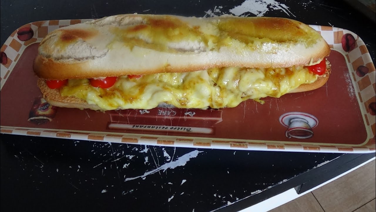 Sandwich Poulet Raclette - YouTube