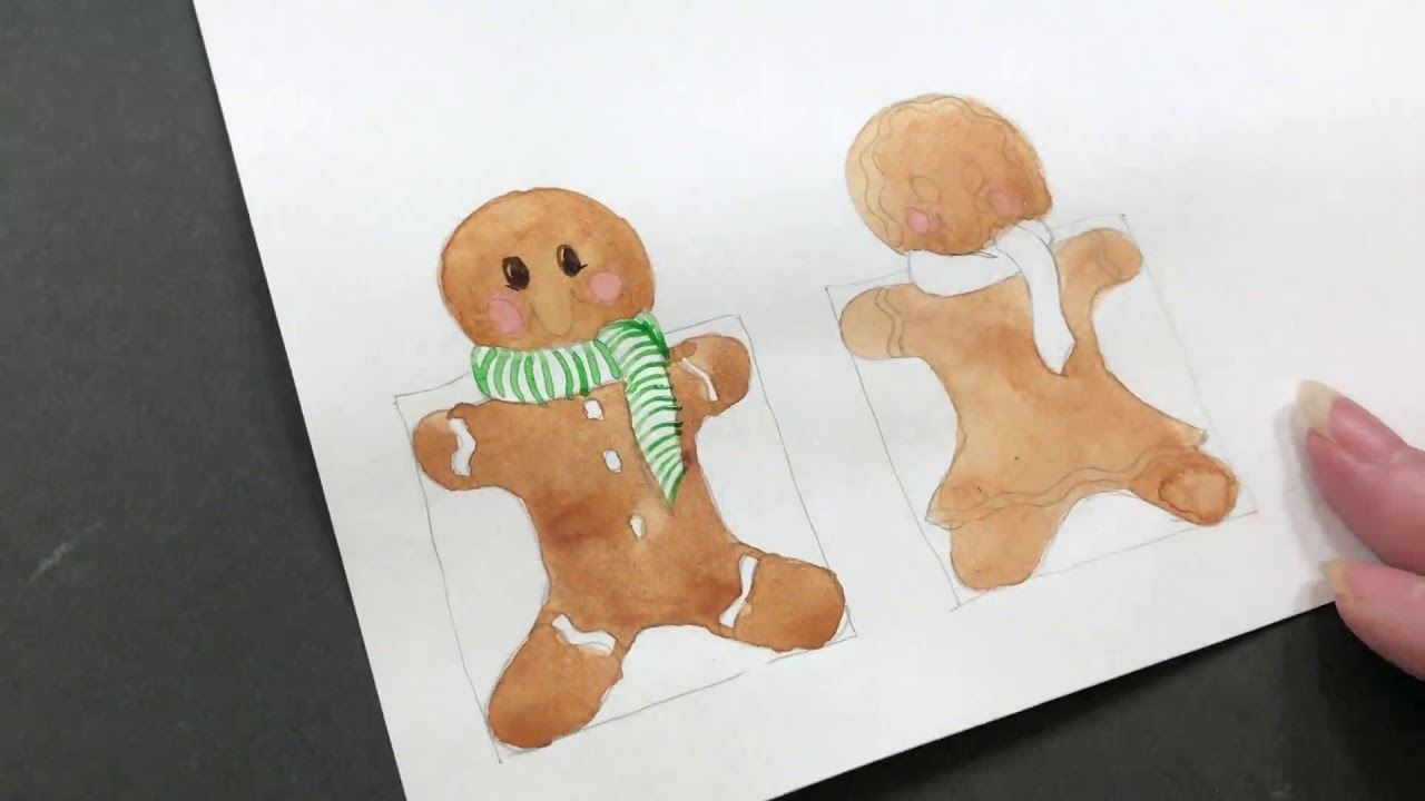 Tutorial - From Stick Figures To Traditional Gingerbread Cookie Art ...