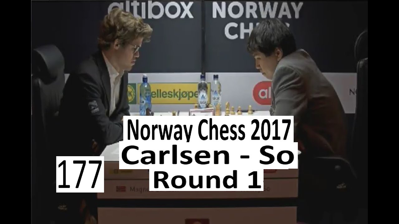 Norway Chess 2017 - Round 1 with Carlsen-So - YouTube
