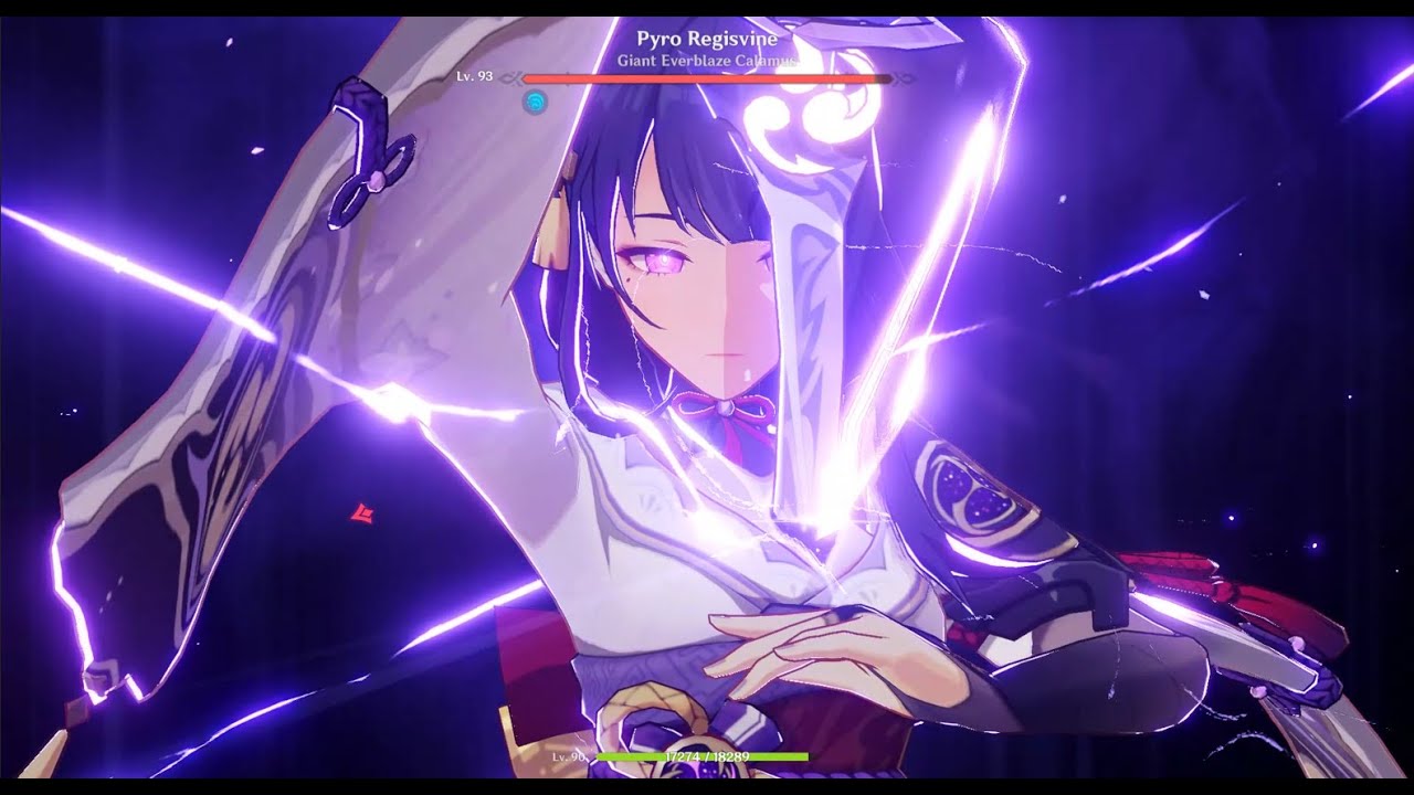 Genshin Impact Baal C0 with The Catch R1 Solo (Mostly) - YouTube