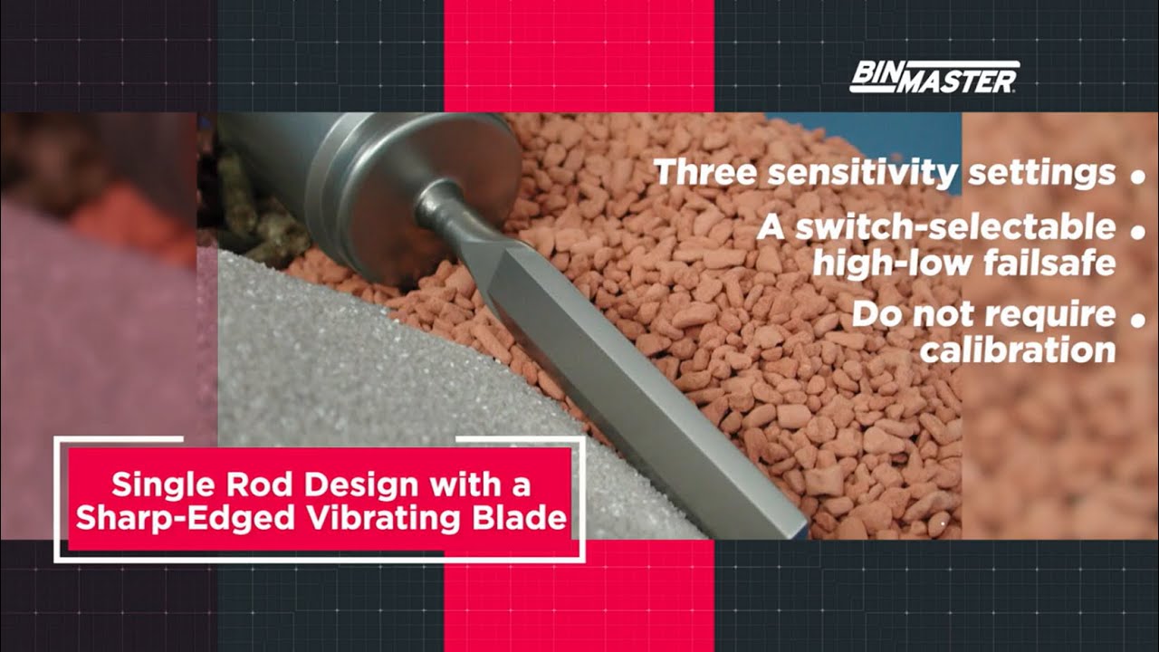 BinMaster Vibrating Rod Level Sensor - YouTube