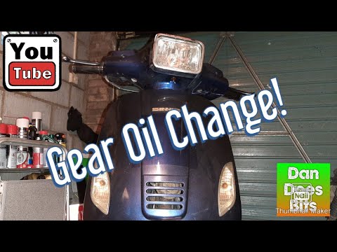 Gear oil change on the Strada project bike! - YouTube