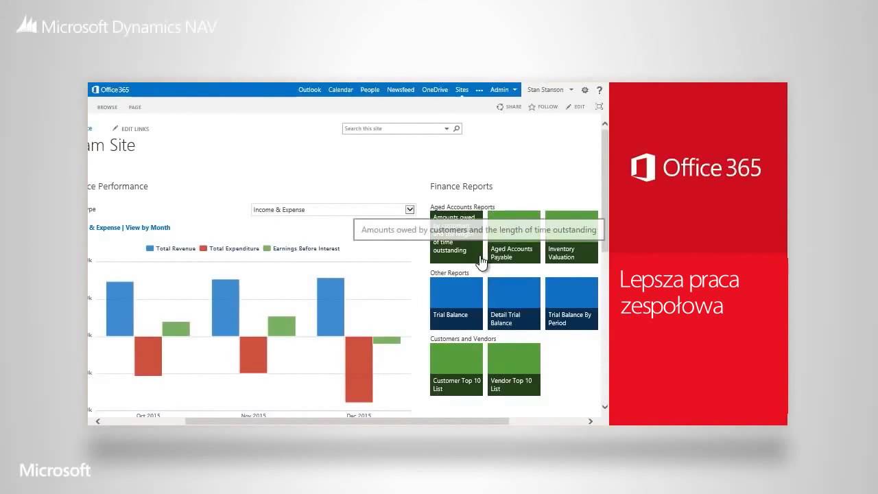 ERP Microsoft Dynamics NAV + Office 365 - YouTube