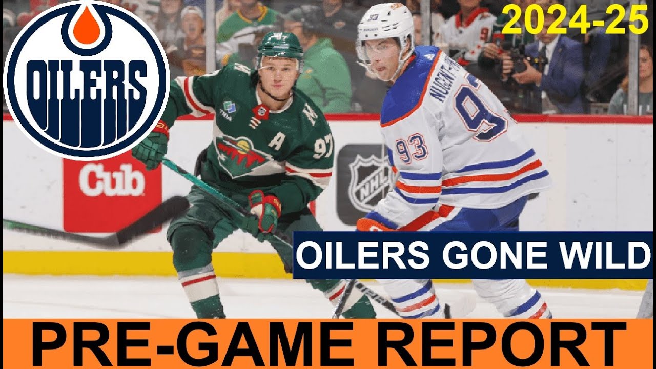 Pre-Game Report: Edmonton Oilers vs Minnesota Wild - YouTube