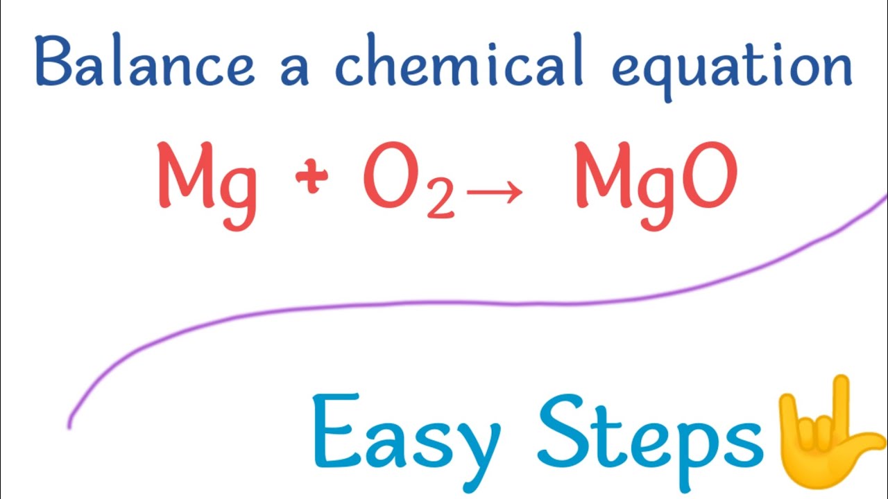 Best Method for Balancing Chemical Equations | How to balance a ...