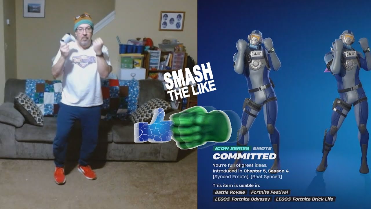 FFG Dance Fortnite Emotes Committed - YouTube