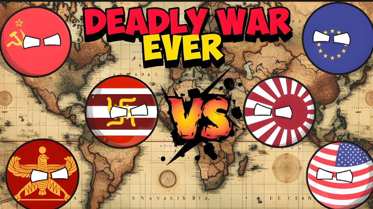 [DEADLY WAR EVER] ⚔️😈 || World Provinces || #countryballs #geography ...