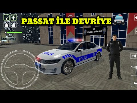 TÜRK POLİSİ ARABA OYNU DEVRİYE 2026 PASSAT İLE DEVRİYEDEYİZ 🫡🚔 #türkpolisiarabaoynu #devriye2026gece