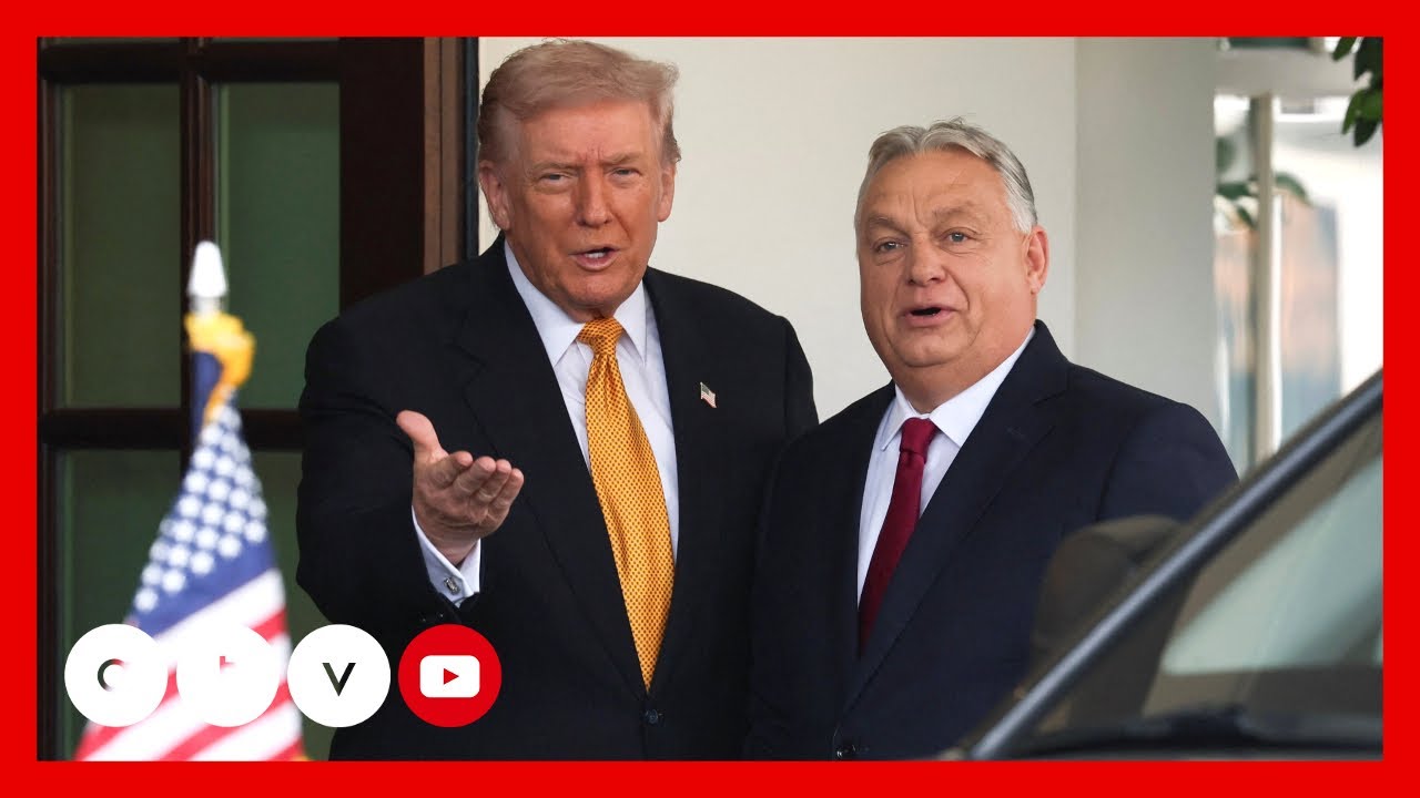 Mutatjuk, így érkezett meg Orbán Viktor a Fehér Házba - YouTube