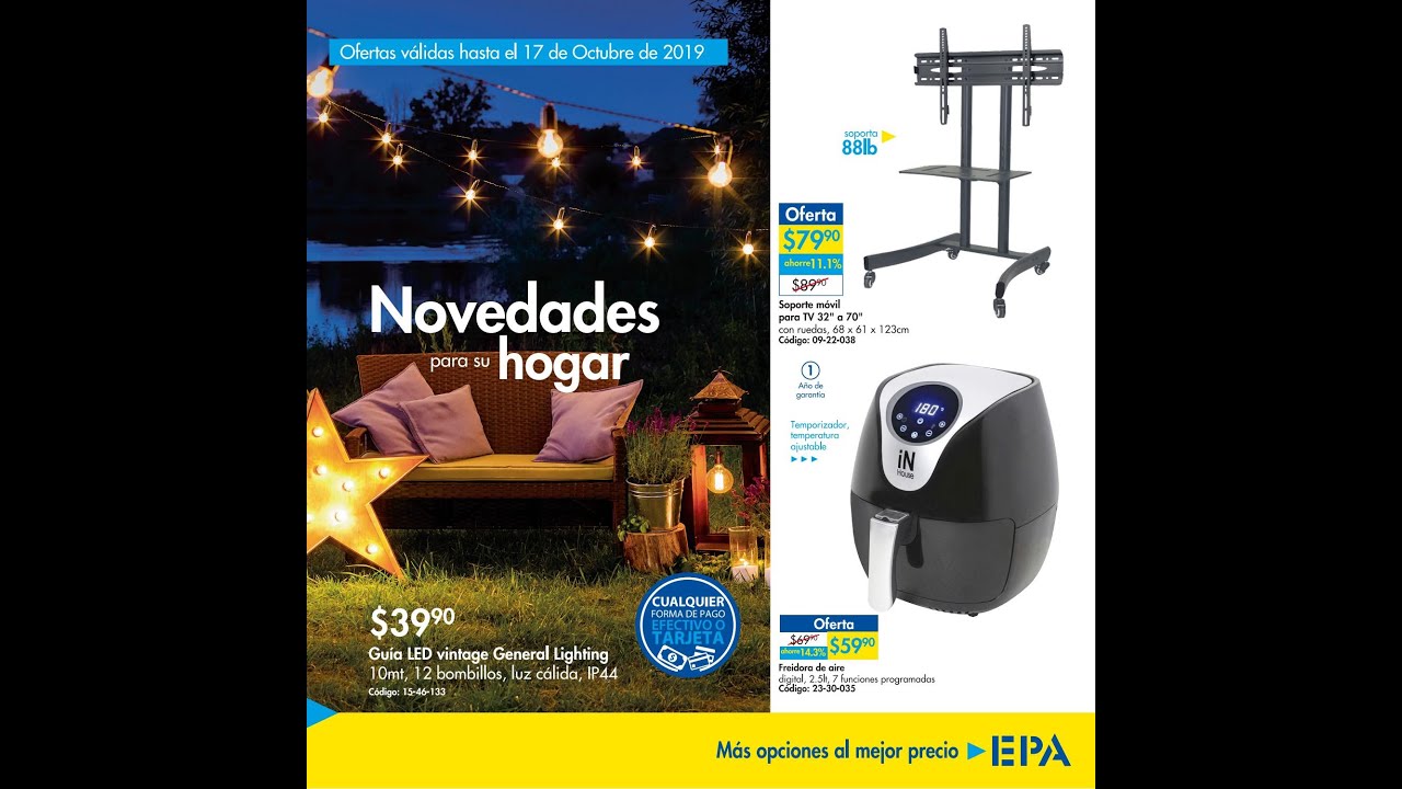 Folleto de ofertas Ferreteria EPA octubre 2019 - YouTube