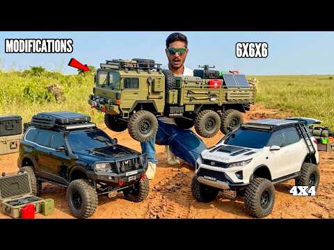 RC MilitaryTrucks Monster Cars Modification Vs Quick Sand Track   – Chatpat toy tv