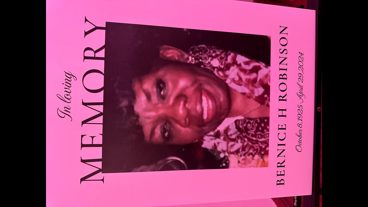 Bernice Robinson's Memorial - YouTube