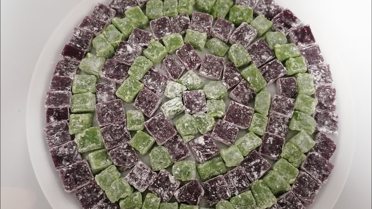 Güllü kuş lokumu tarifi💯Orjiinal gül lokumu💯Original Turkish Delight ...