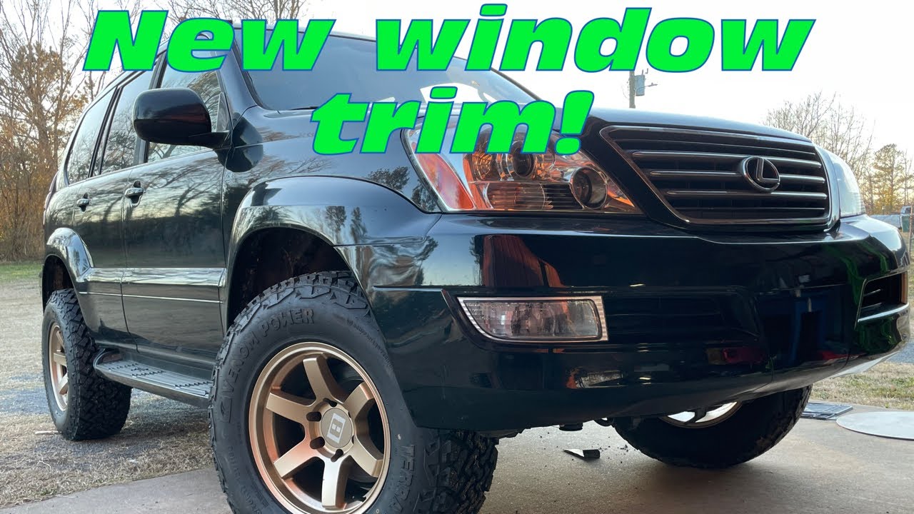 Lexus GX470 Window Moulding Replacement - YouTube