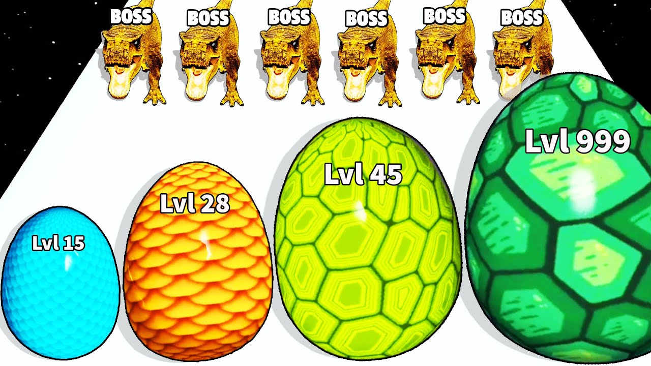 Dino Merge Run - Upgrade Last Dinosaur Max Level Gameplay (Dino ...