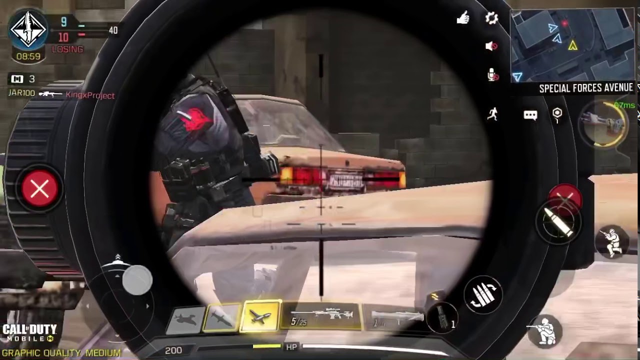 Cod mobile sniping - YouTube