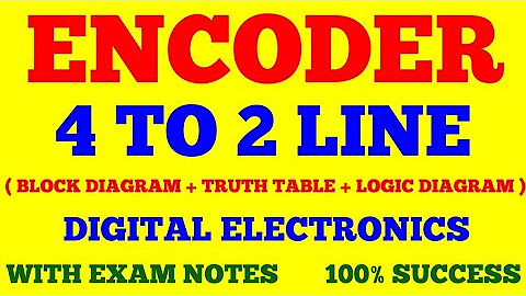 ENCODER ( DIGITAL ELECTRONICS ) - YouTube