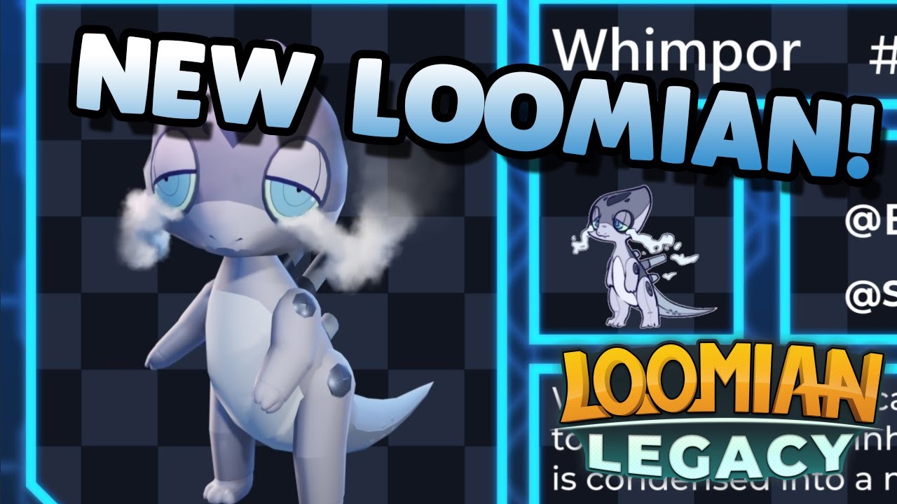 *NEW* LOOMIAN (WHIMPOR) REVEAL LOOMIAN LEGACY UPDATE!! - YouTube