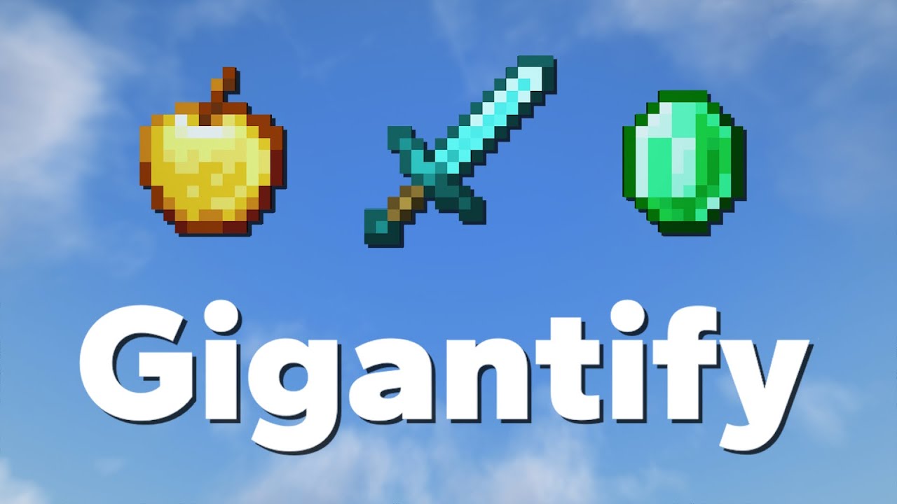 Minecraft, But I Can Craft Giant Items - YouTube
