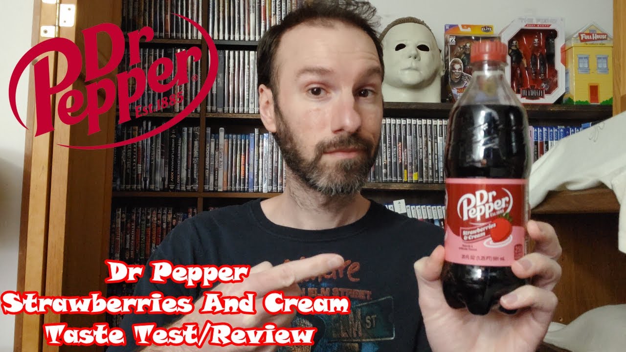 Dr Pepper Strawberries And Cream Flavor Taste Test Review Is It Any ...
