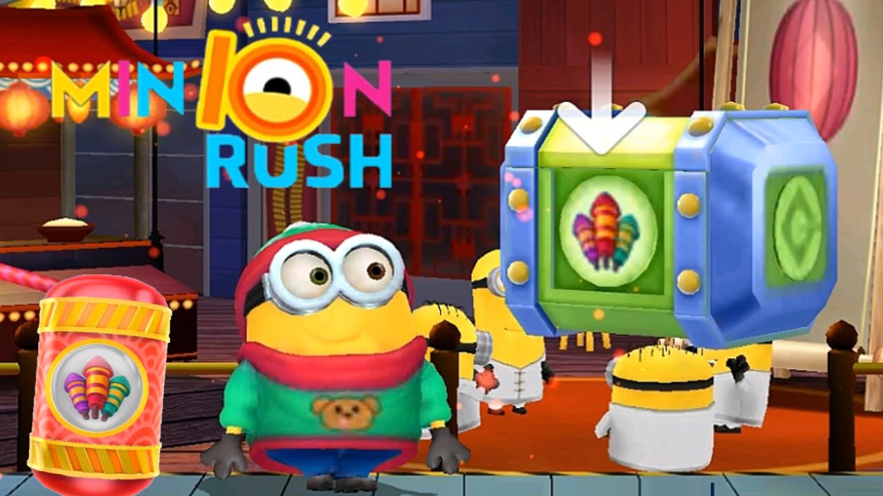 Minion rush Lunar New Year special mission Holiday bob minion gameplay ...