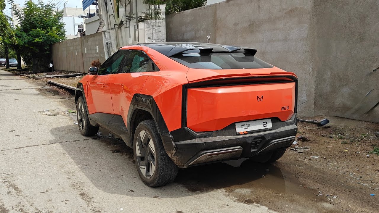 Mahindra BE 6 Road Presence | Diagonal Elevation | Back | Side ...
