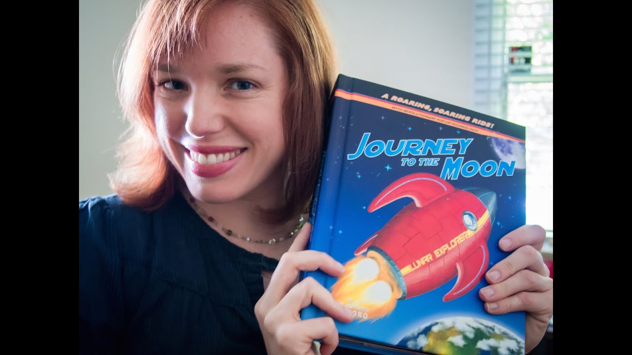 ASMR Journey to The Moon Pop-Up Book Reading - YouTube