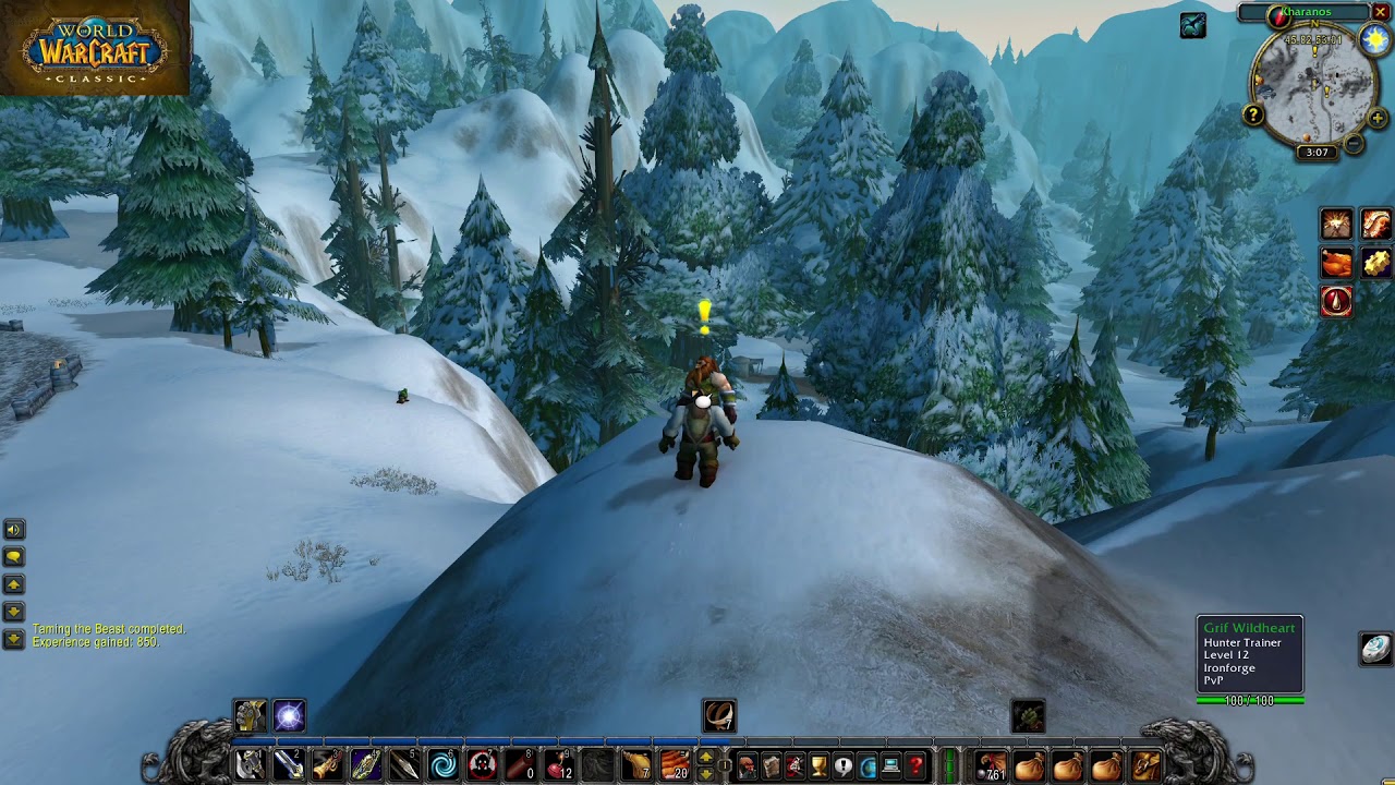 Taming the Beast (Dwarf) - World of Warcraft Classic Quest - YouTube