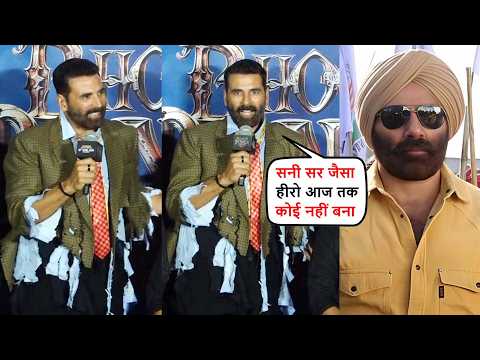 Akshay Kumar say about Sunny Deol during the promotion of the film Bhoot Bangla