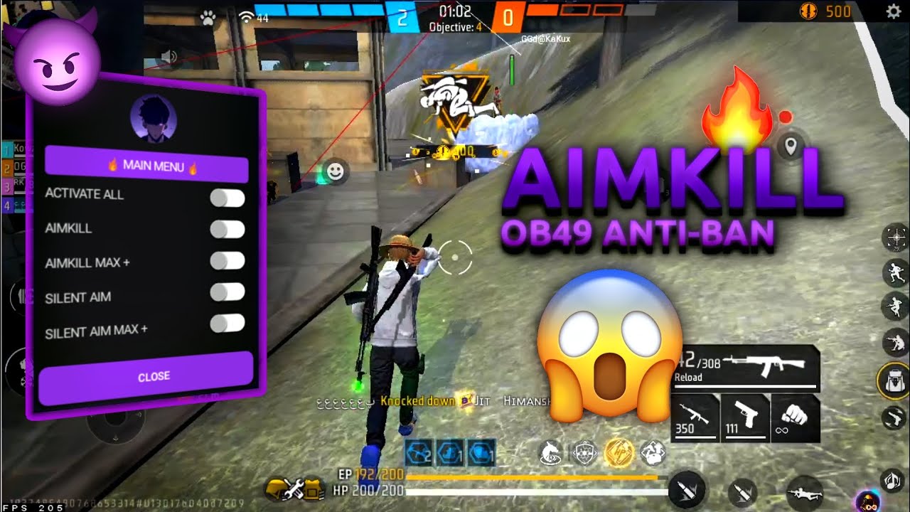 FREE FIRE PC PANEL OB49 💻 AIMKILL + SHAKEKILL 🔥 100% SAFE | NEW 100% ANTIBAN - YouTube