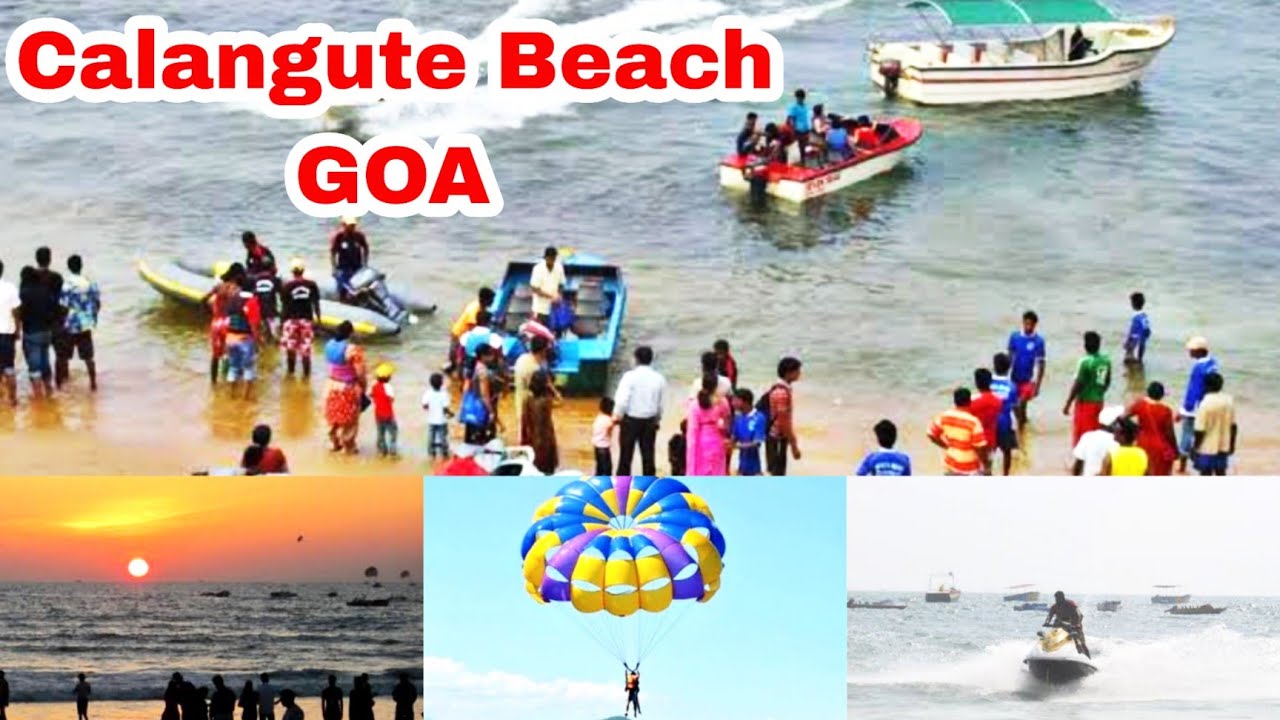 GOA Calangute Beach & Activities Vlog 🤩🤩🤯 ||2023 - YouTube