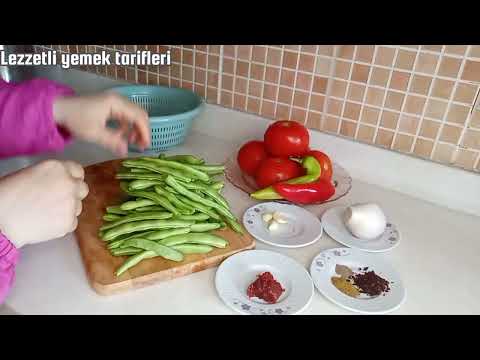 Bu gün ne pişirsem!. Taze Fasulye tarifi 30 dakika hazır .Tam zamanı?.......