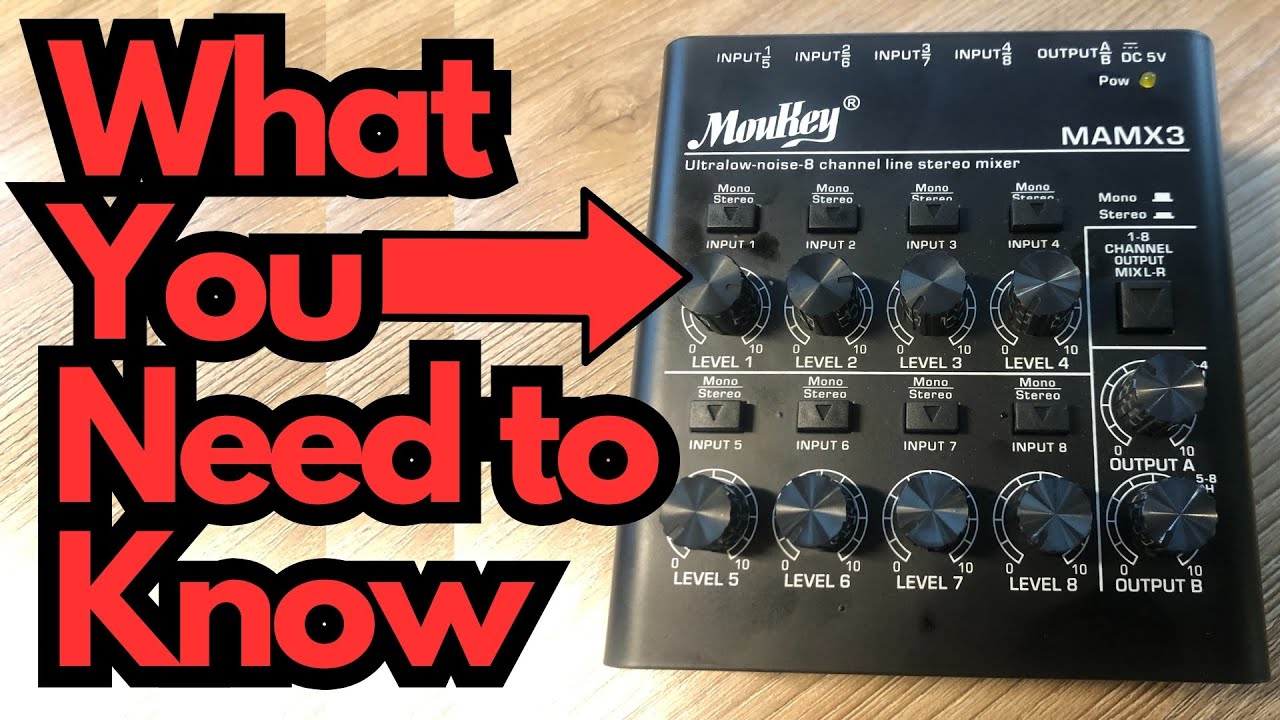 My Thoughts on the MouKey MAMX3 Mixer... - YouTube