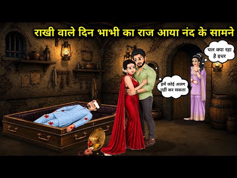 राखी वाले दिन भाभी का राज आया नंद के सामने||Cartoon Videos||On the day of Rakhi, the sister-in-law's