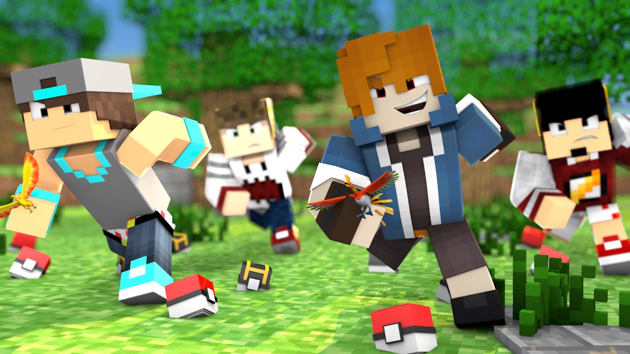 Minecraft : Pokemon Champions #11 - MELHOR ROUBO ‹ MayconLorenz › - YouTube