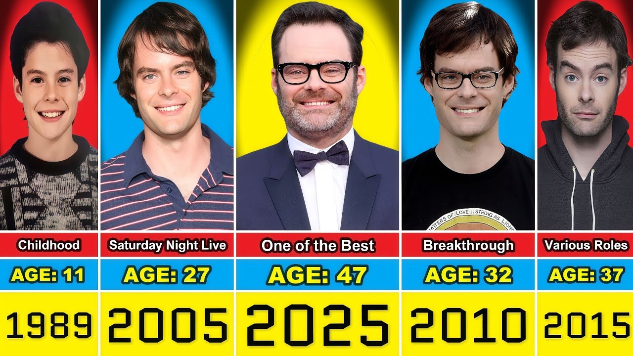 The Evolution of Bill Hader From 0 to 47 Year Old - YouTube