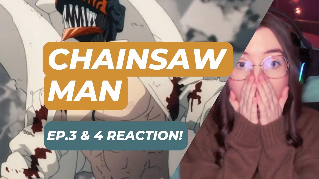 DENJI SURE IS MOTIVATED! - CHAINMAN MAN EP 3 & 4 REACTION - YouTube