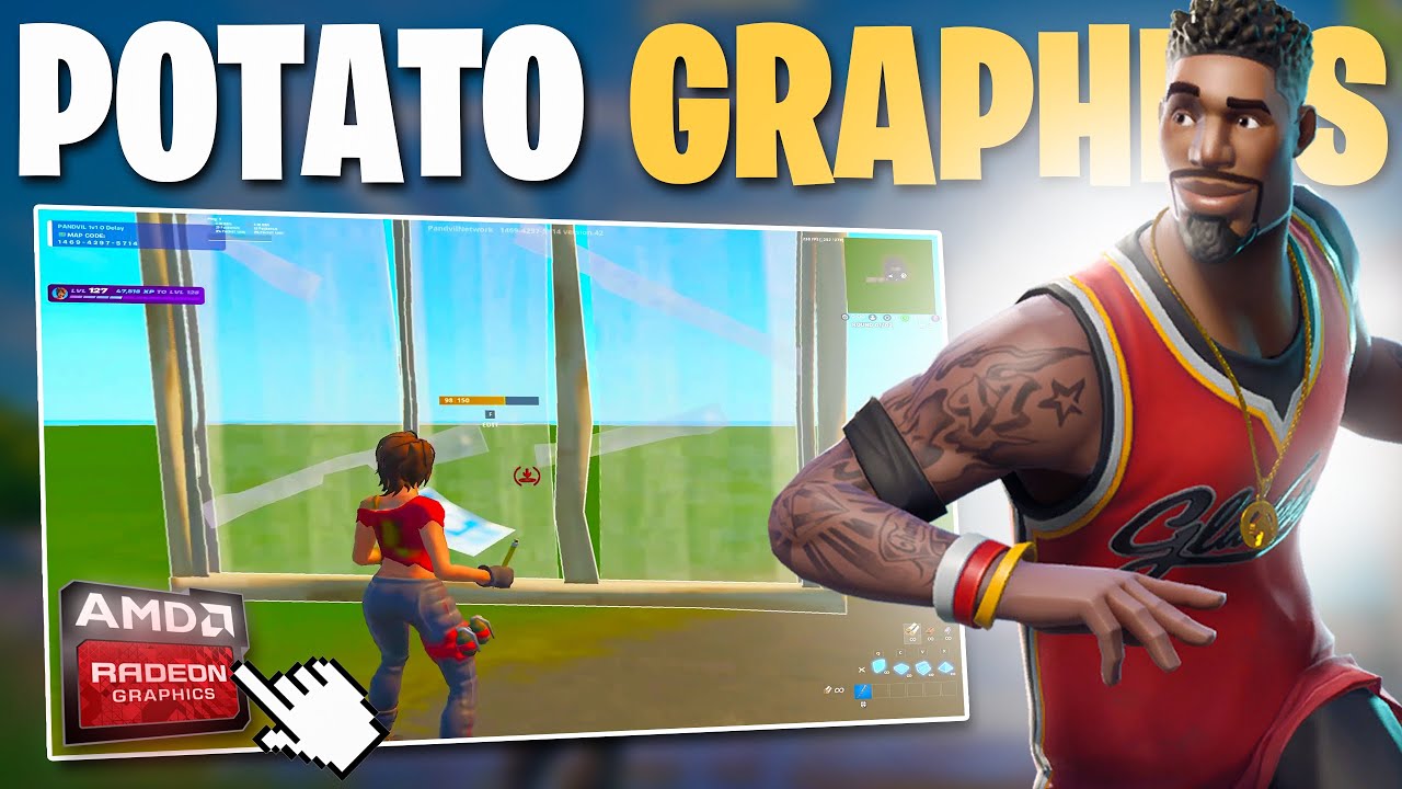 How To Get Potato Graphics in Fortnite on AMD GPU! (Max FPS + 0 Input ...