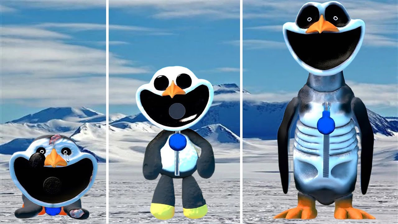 NEW EVOLUTION AND POWER OF THE SMILING PENGUIN CREATURE POPPY PLAYTIME ...