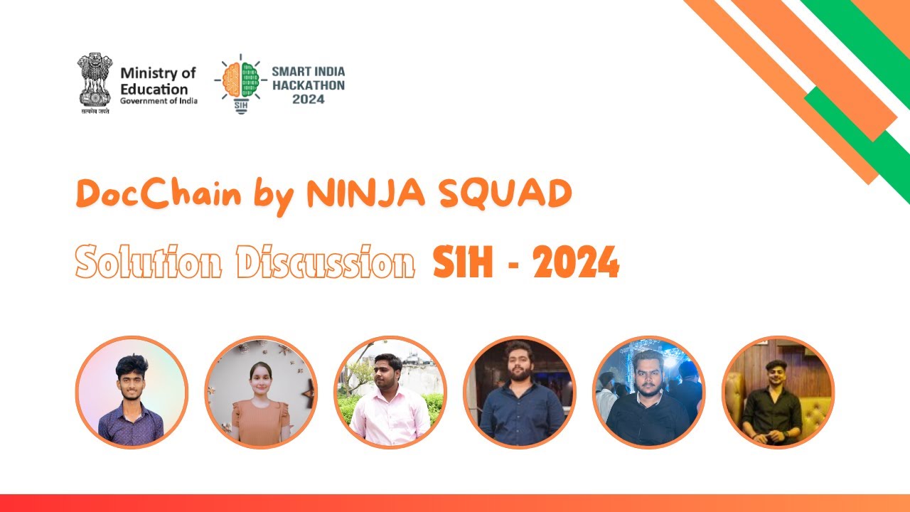 DocChain - Ninja Squad | SIH 2024 Proposed Solution - YouTube